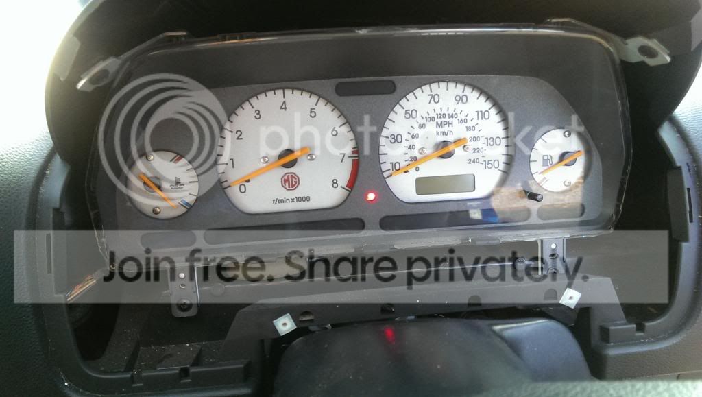 How to change dash lights for LED's MK2 ZR | MG ZR Forums
