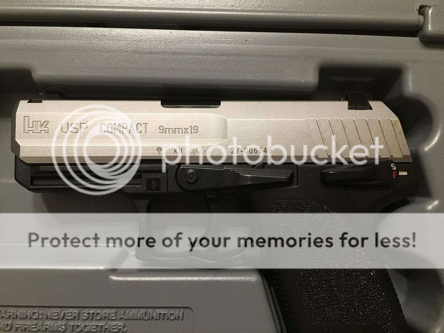 SOLD: USP Compact 9mm Stainless Steel KH Code | HKPRO Forums