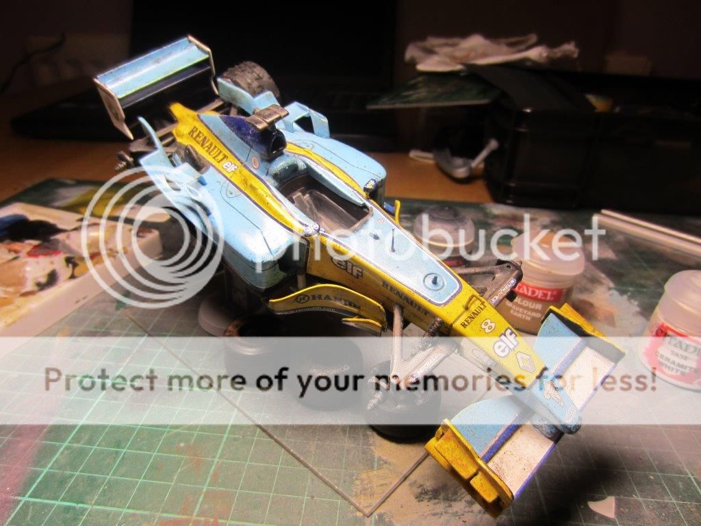 Revell's Renault R23 - Paint Test that took over! - Work In Progress ...